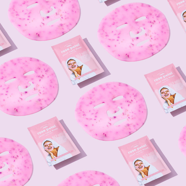 Rose Petal Jelly Face Mask (Single Serve Sachet) - U Jelly Masks